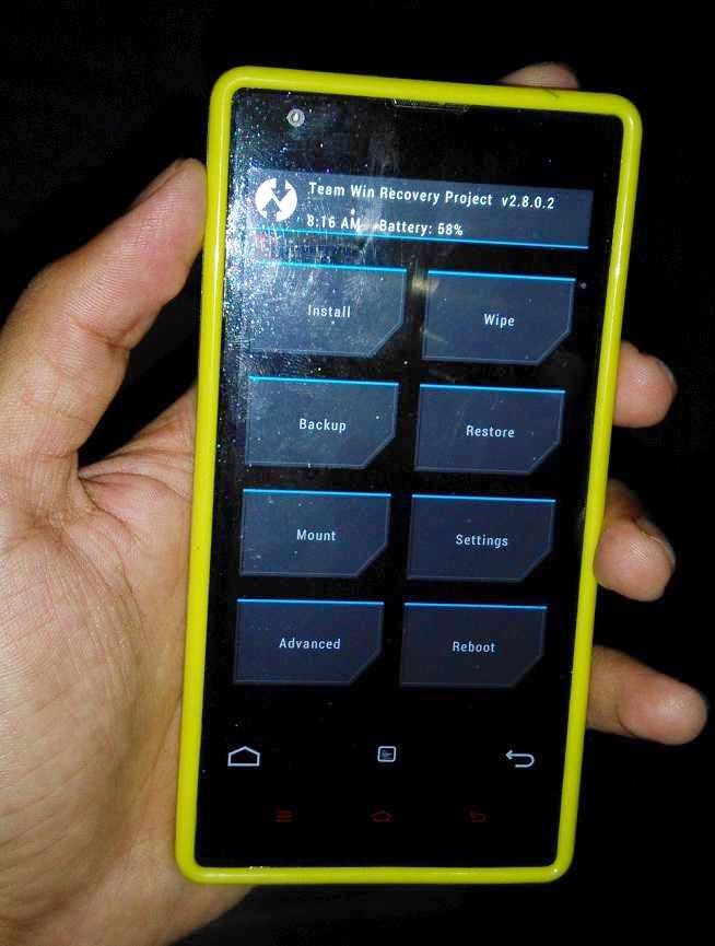 How to flash custom recovery on Xiaomi Redmi 1S (without PC) - CWM ...