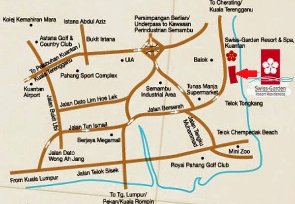 HOMESTAY KUANTAN - HOMESTAY TERBAIK DI KUANTAN: Lokasi Kami