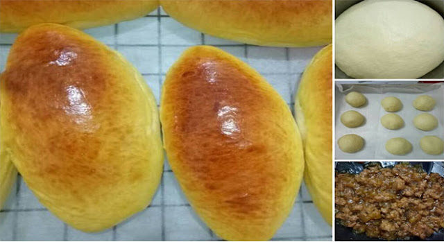 Resep membuat Roti isi Daging,,kali ini coba bikin pake resep overnight ...