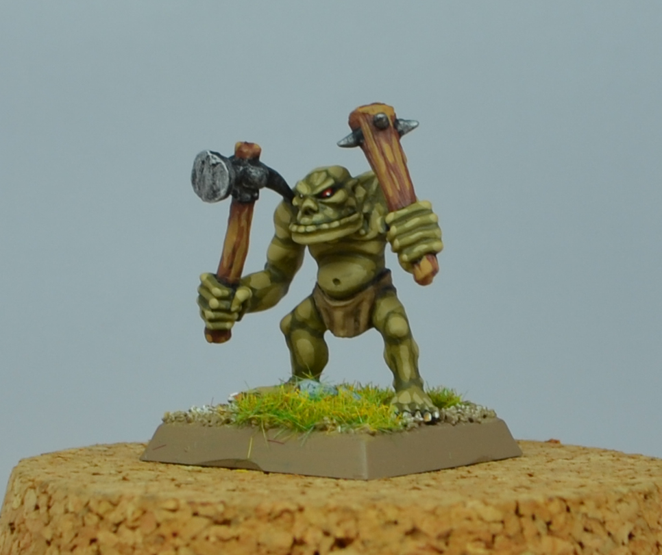 Painted Lead Miniatures: Unreleased 1987 Citadel Orcs