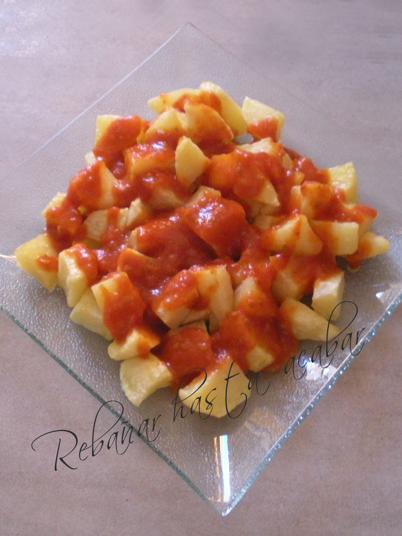 Rebañar hasta acabar: Salsa diabla y ejemplo.