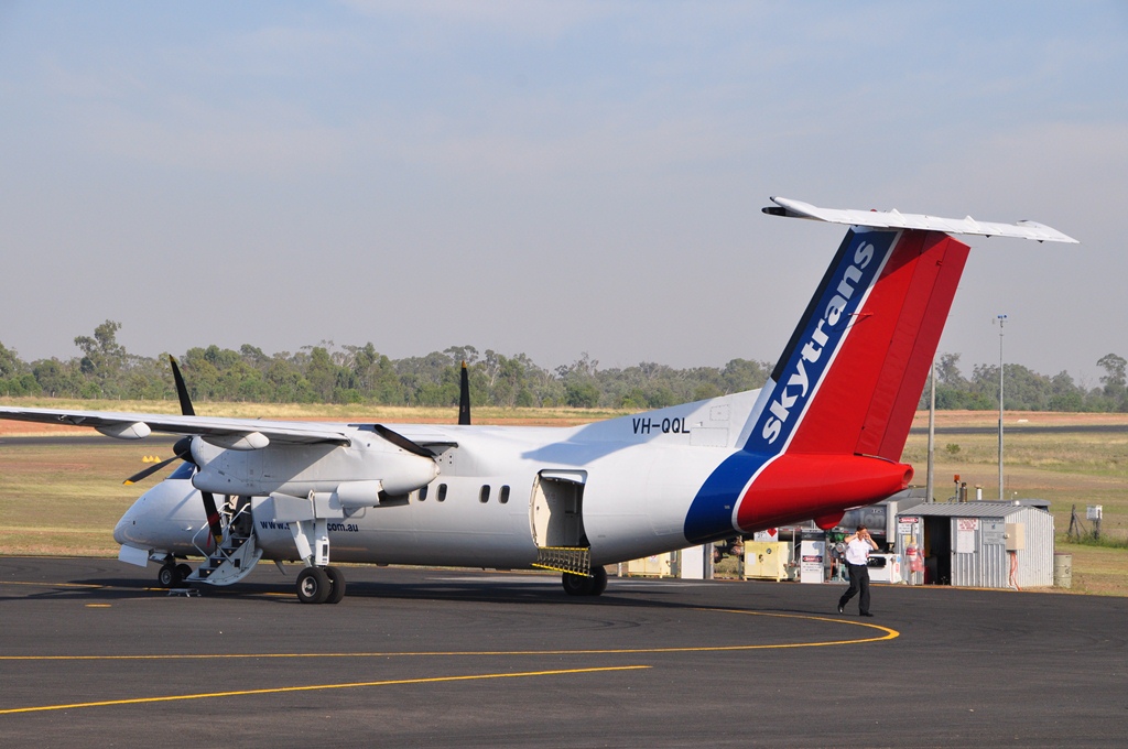 Central Queensland Plane Spotting: Skytrans Airlines Dash-8s at ...