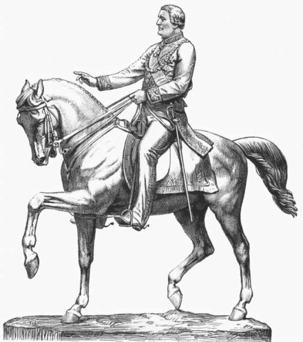 Equestrian statue of Lord Mayo, an outstanding British Administrator ...