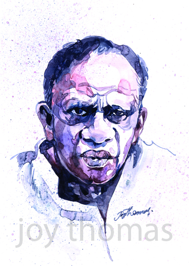 color palette: Sukumar Azhikode [Malayalam writer and orator]