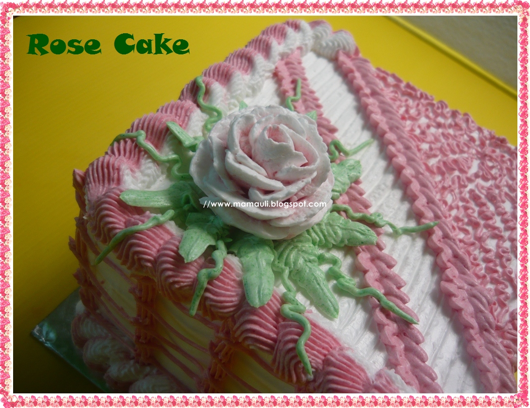 Mom's Uli Rumah Kue: Rose Cake