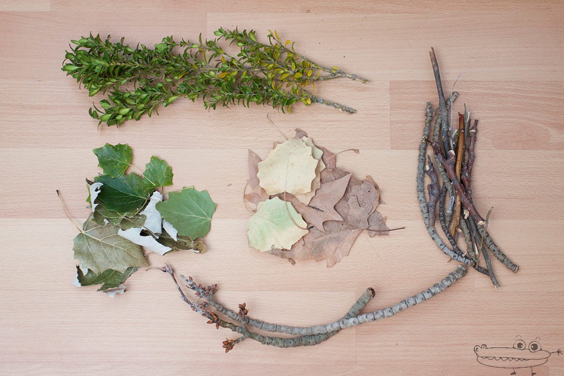 Manualidad-Juego,tablero sensorial de otoño.