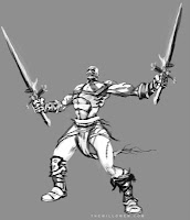Blog of Will Owen: Sunday D&D character illustration: Goliath Awesome