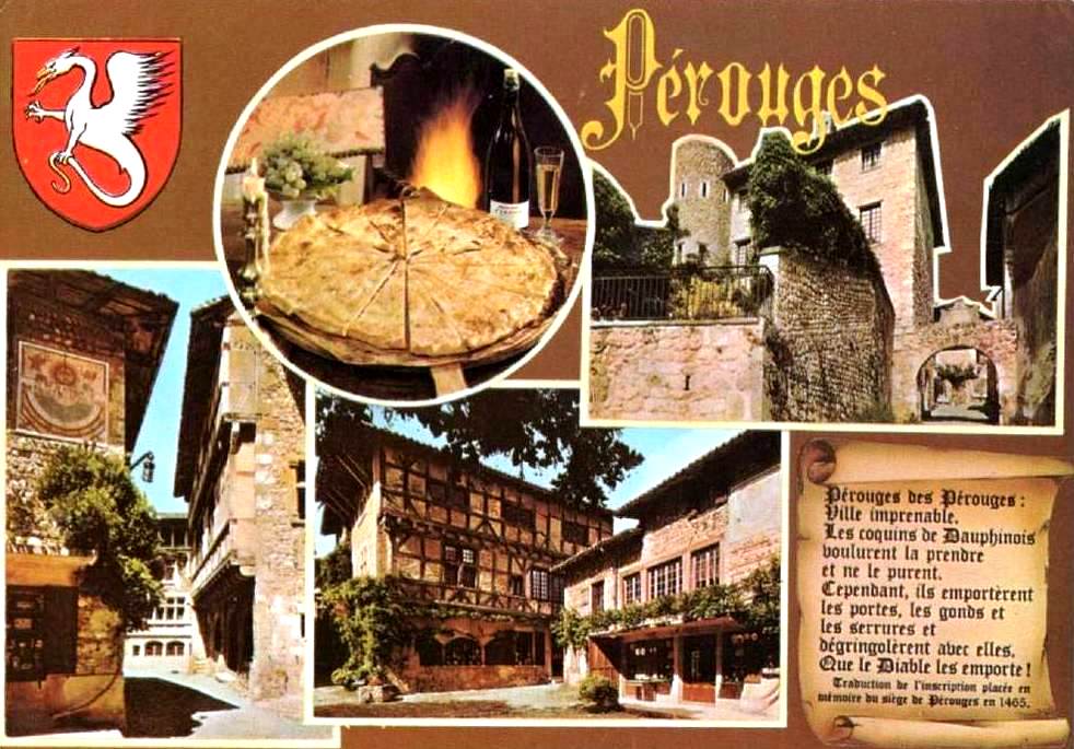 "S" obéit et "R" agit: Souvenirs de Pérouges