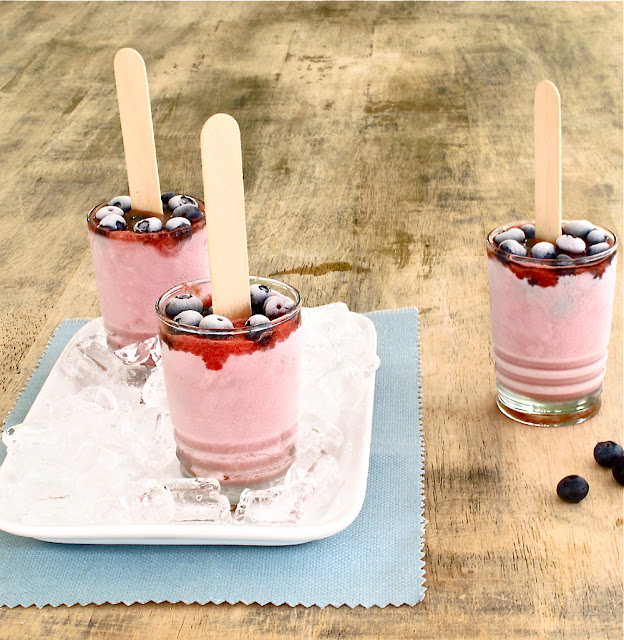 Watermelon Huckleberry Popsicles | Summertime Homemade Popsicles - Cafe ...