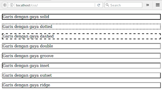 Belajar CSS Dasar Part 6 :Mengubah border dengan CSS - Blc Telkom