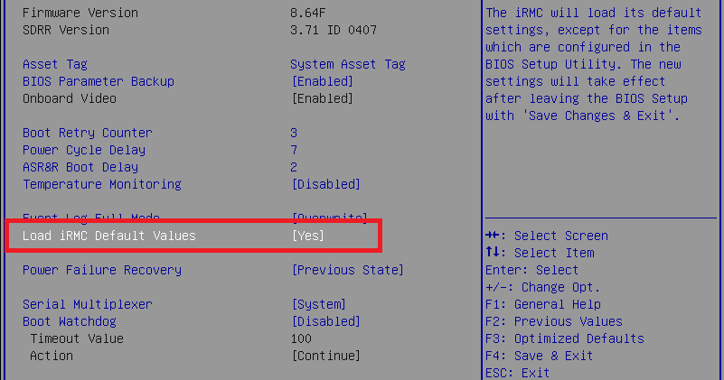 Masa's blog: How to reset iRMC admin password on Fujitsu PRIMERGY servers