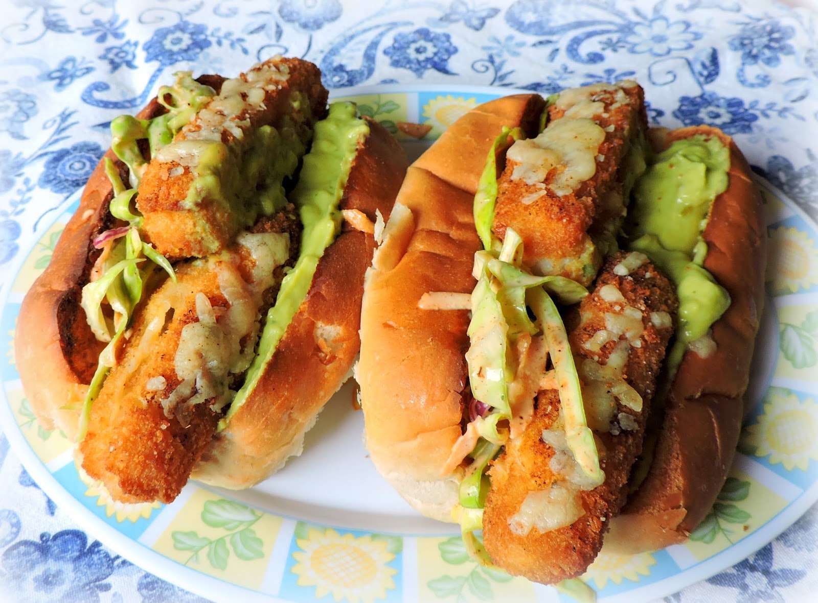 Spicy Fish finger Sandwiches | The English Kitchen