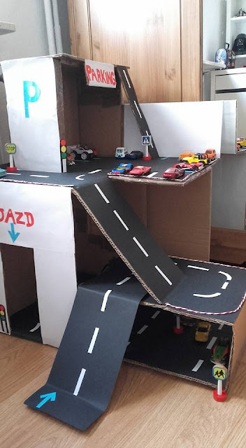 isCraFT: Handmade cardboard parking for cars DIY / zabawka parking z ...