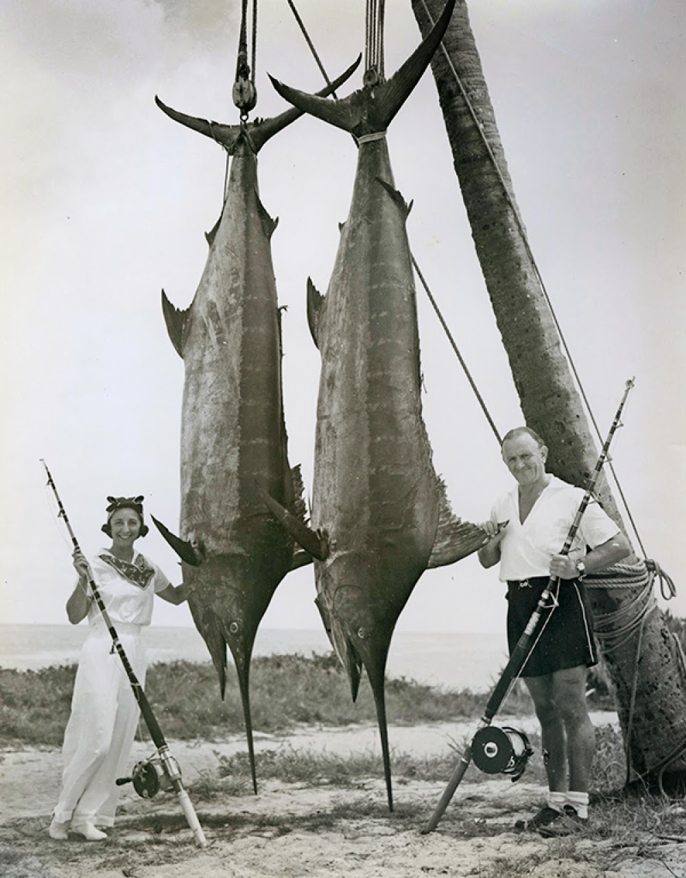 How To Fishing: Big Marlin By Michael and Helen Lerner. Bimini, 1937