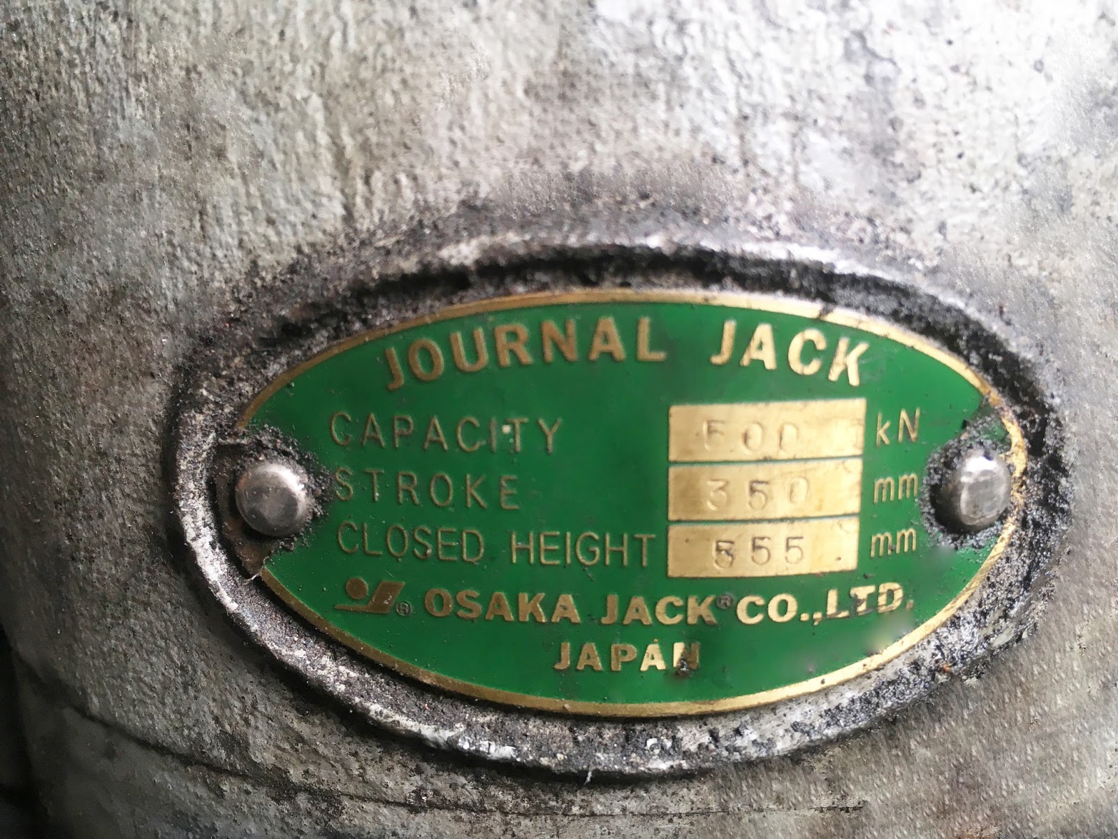 Products: journal jack 50 tons from japan
