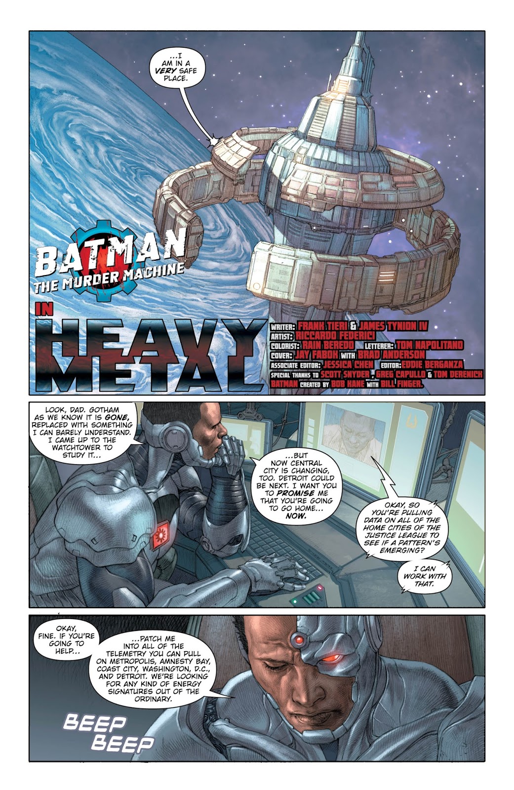 Weird Science DC Comics: Batman: The Murder Machine #1 Review and ...