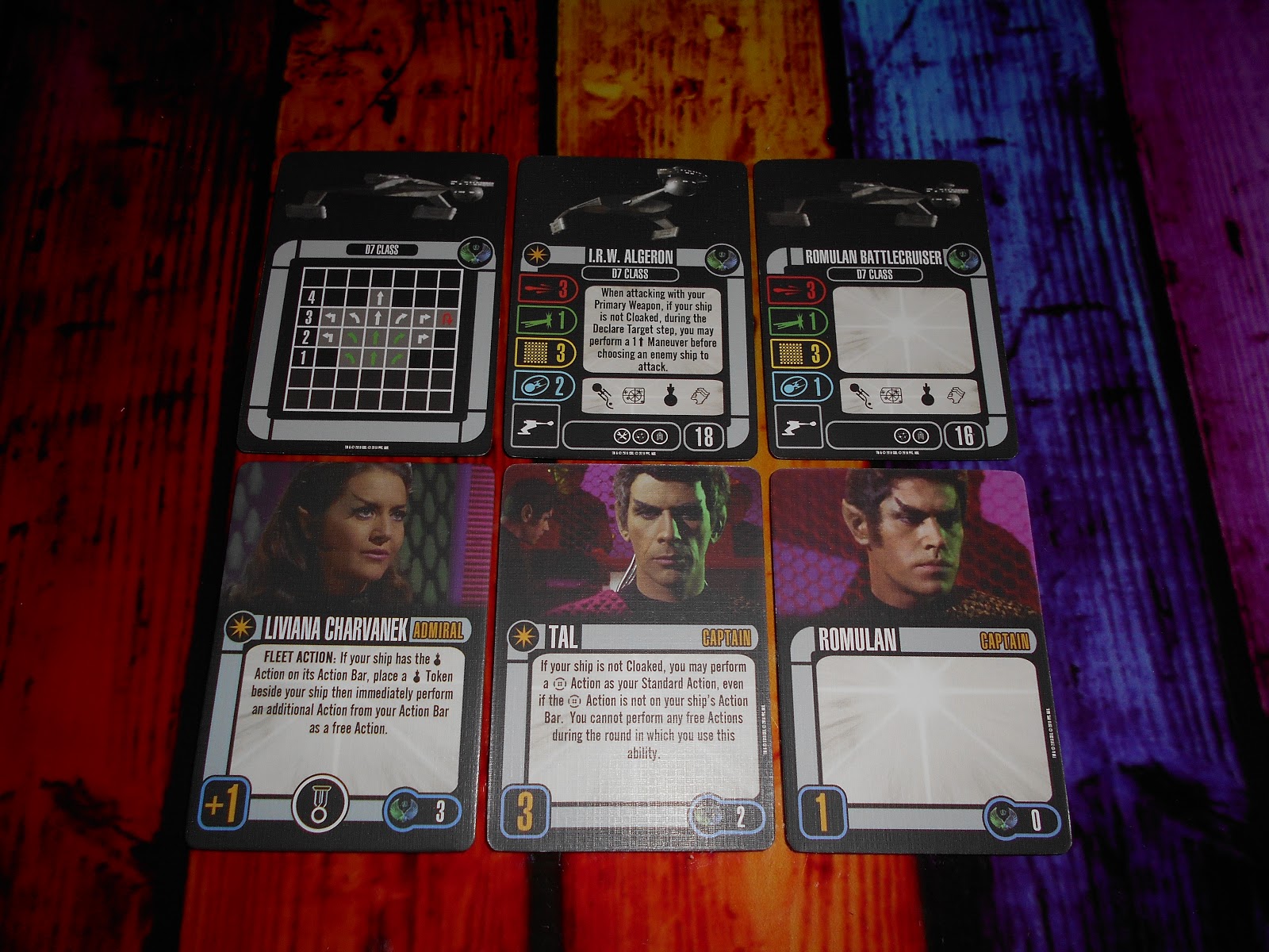Star Trek Attack Wing IRW Algeron Romulan D7 unboxing and review