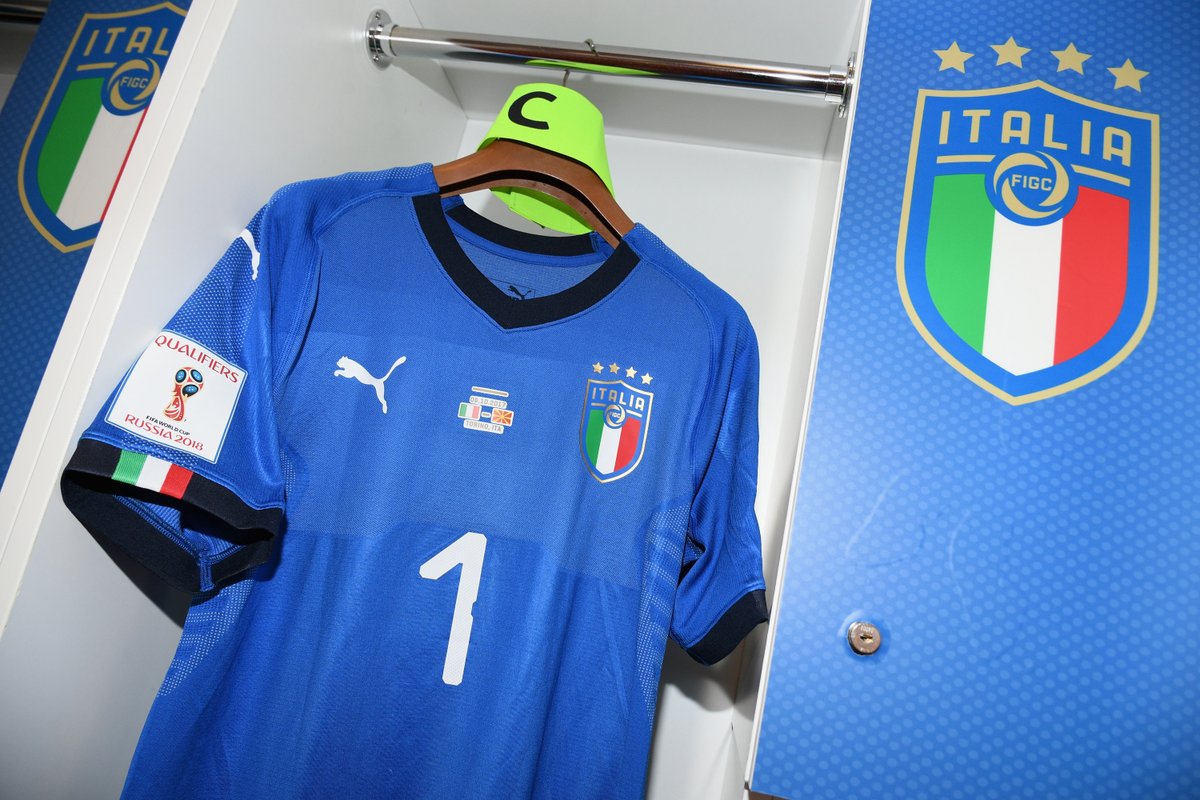 Buffon Debuts New Puma Italy 2018 Home Kit + Puma Updates Old Italy ...