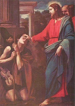 Agnus Dei: “Jesús vio a un ciego de nacimiento (…) Le puso en los ojos ...