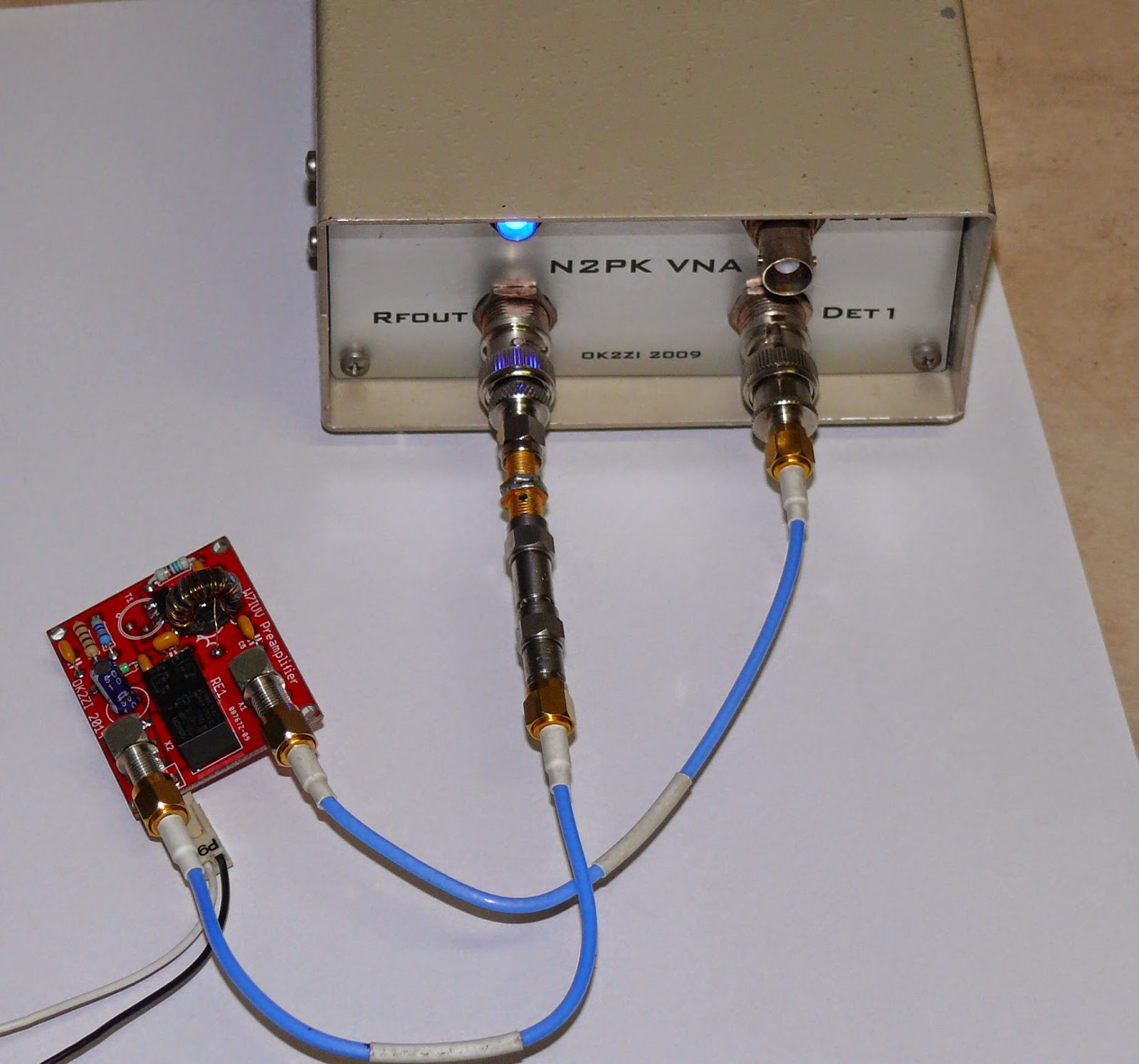 OK2ZI - Radioamateur's blog: Předzesilovač W7IUV - měření / W7IUV ...