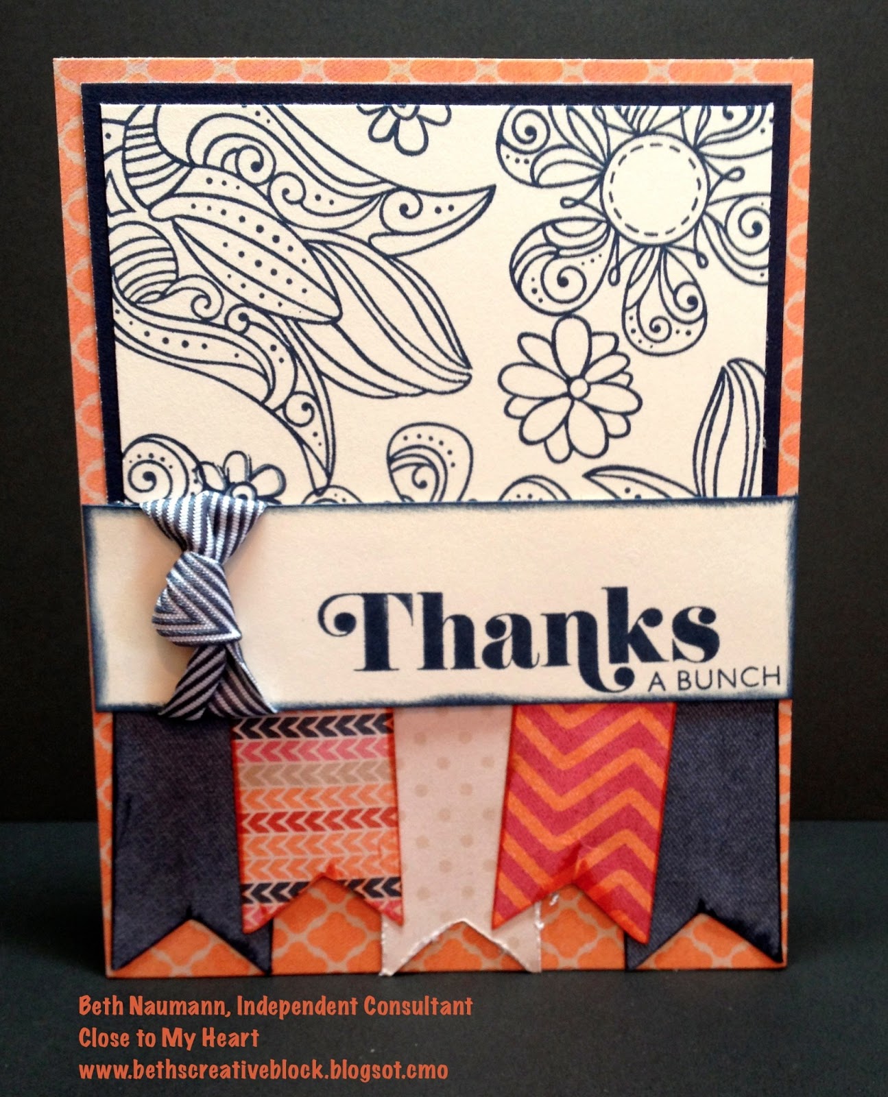 Beth's Creative Block!: June Stamp of the Month: A Flowering Bunch