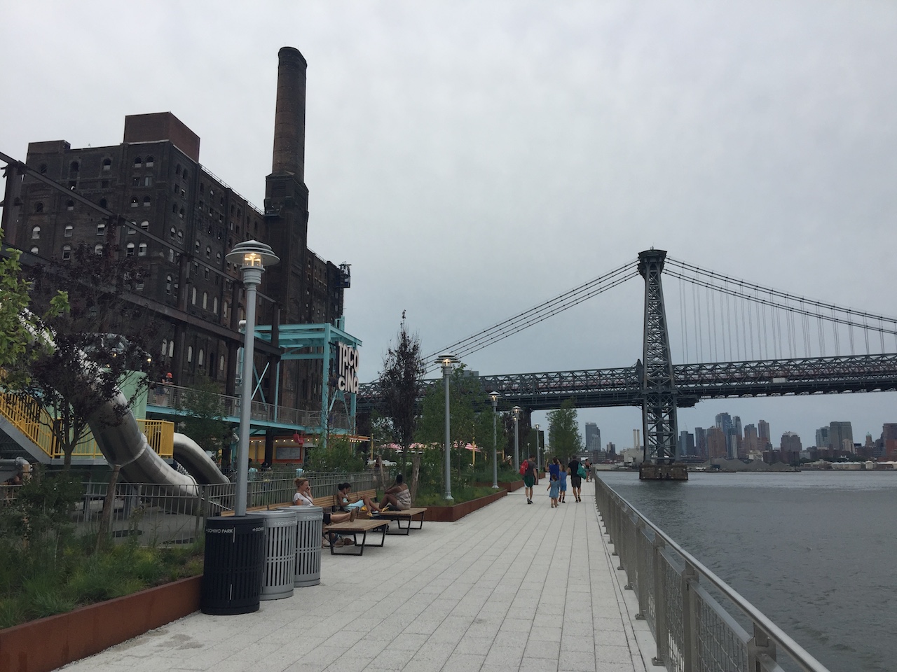 The View from Domino Park
