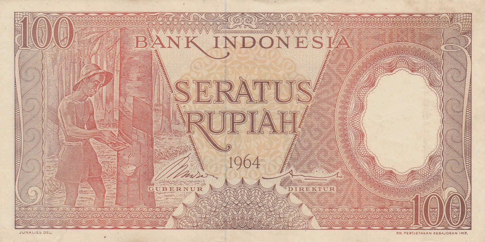 uang kuno Seri pekerja tangan tahun 1958, 1963, dan 1964 - UANG KUNO