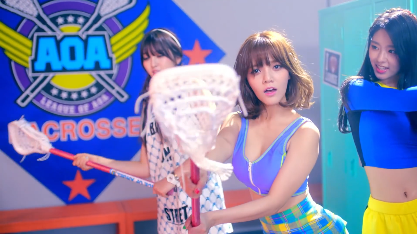 I cry like Yuko Oshima: Kpop: AoA - Heart Attack (심쿵해)