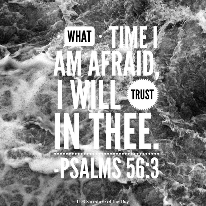 LDS Scripture of the Day: Psalms 56:3