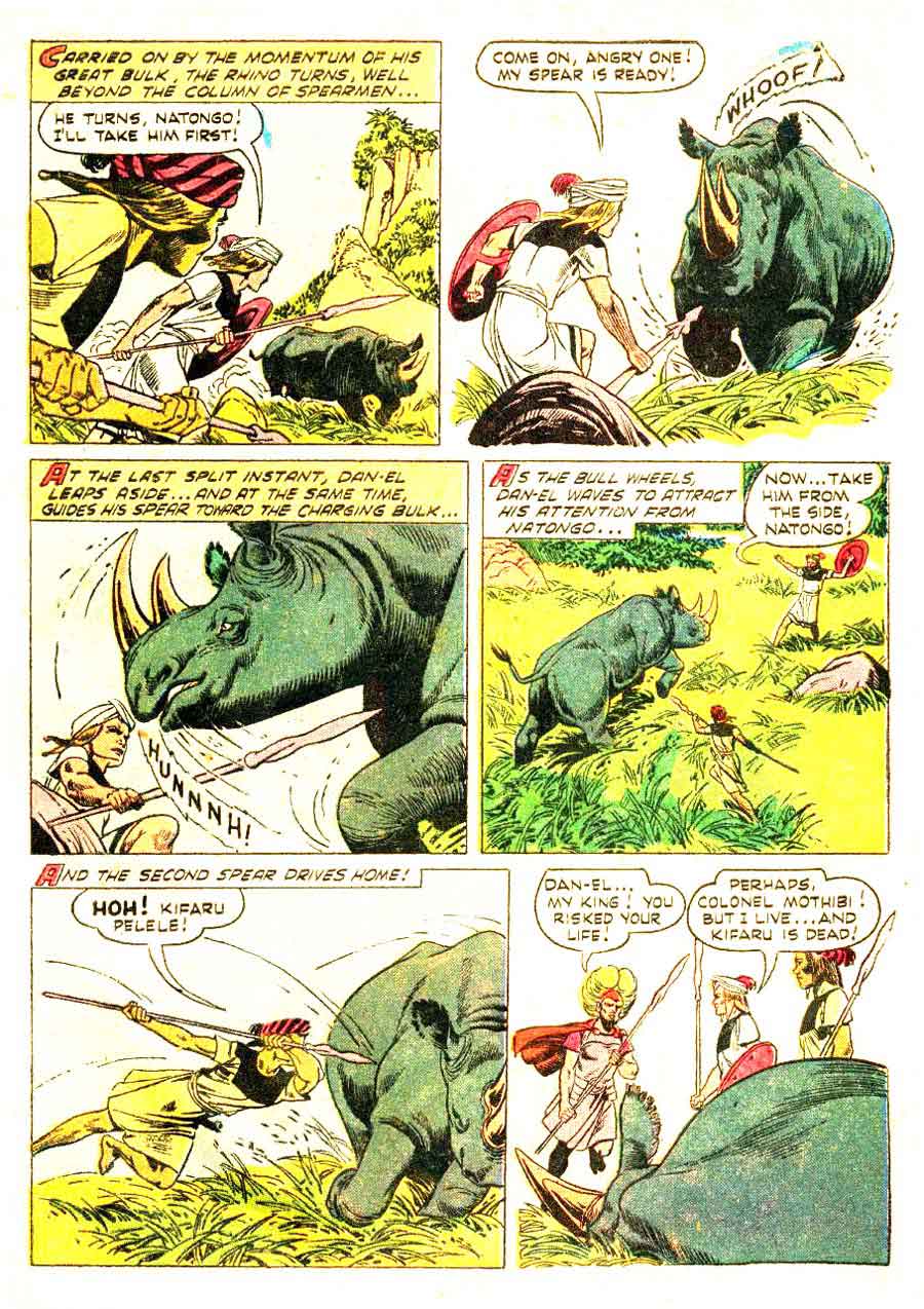 Tarzan #68 - Russ Manning art - Pencil Ink