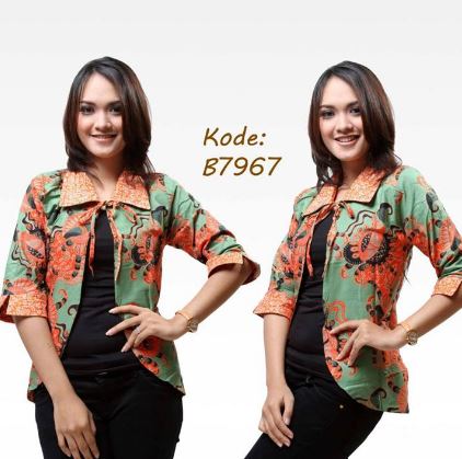 19+ Contoh Model Cardigan Batik Desain Terbaik 2023