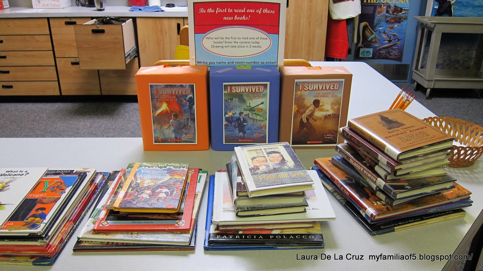 My Familia of 5 - book fair ideas, library, family and food: Library ...