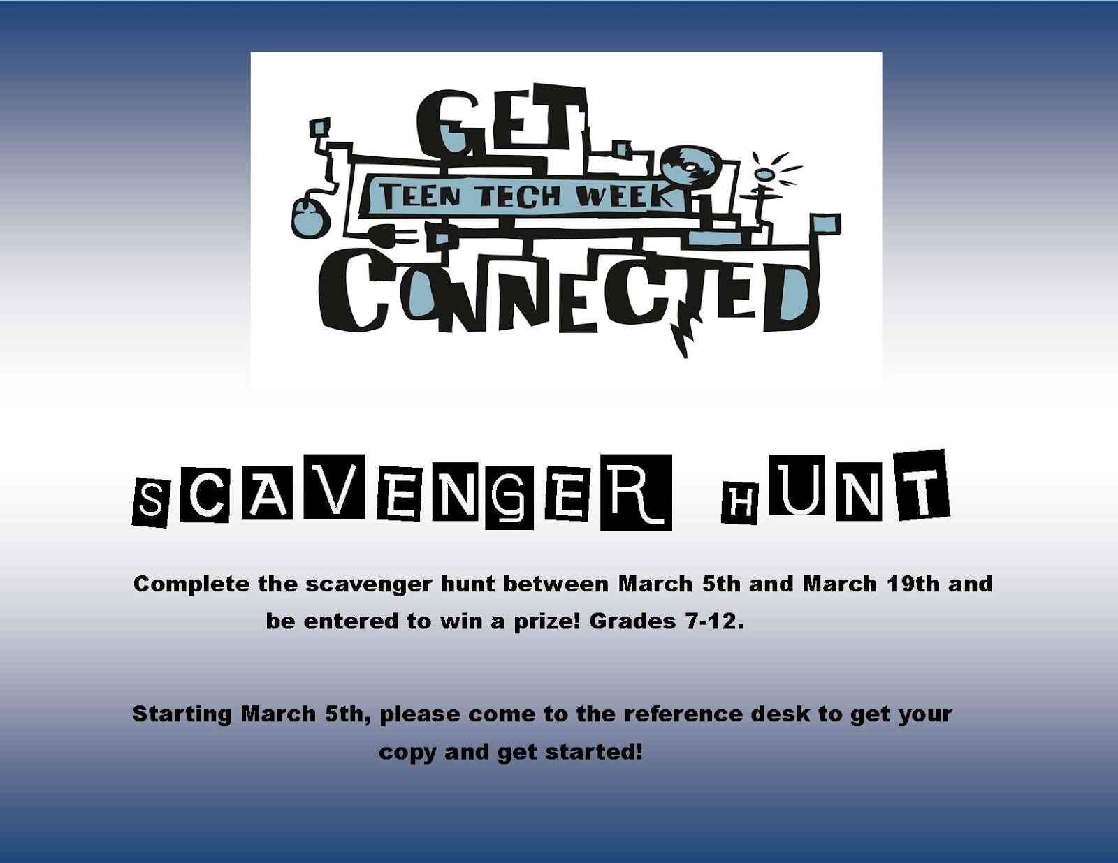 Southwick Public Library Teens: Teen Tech Week Scavenger Hunt