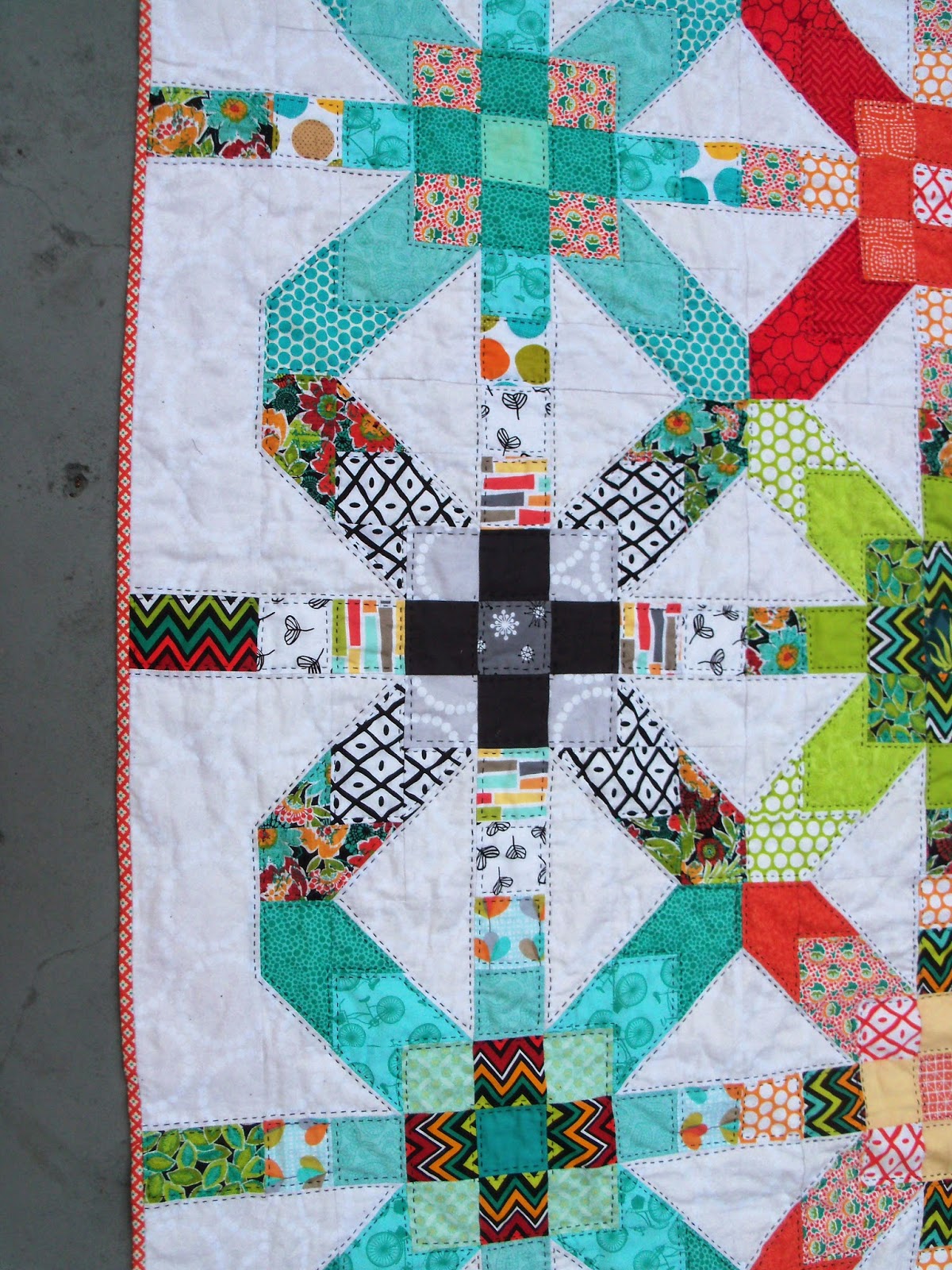 Thread Everywhere: Finished Supernova Swap Quilt