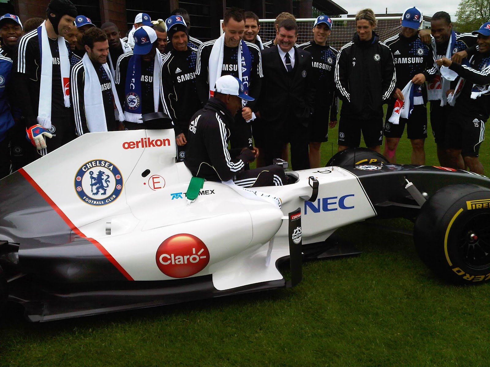 RENDINATION: PICTURES: CHELSEA AND SAUBER F1 TEAM PARTNERSHIP