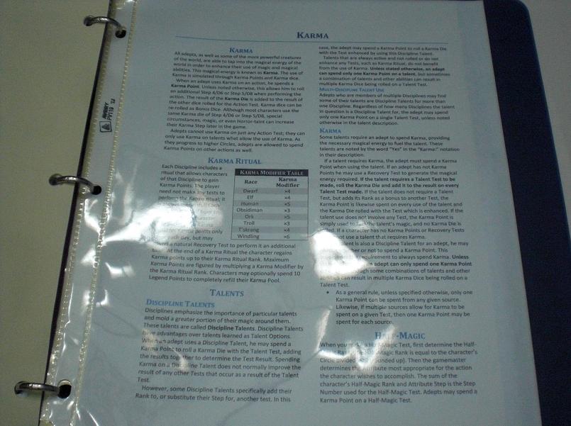 Panda Gaming Grove: Earthdawn: Part 22 - Play Aids 2