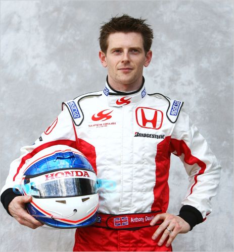 Sports Stars World: Anthony Davidson Info & Pics