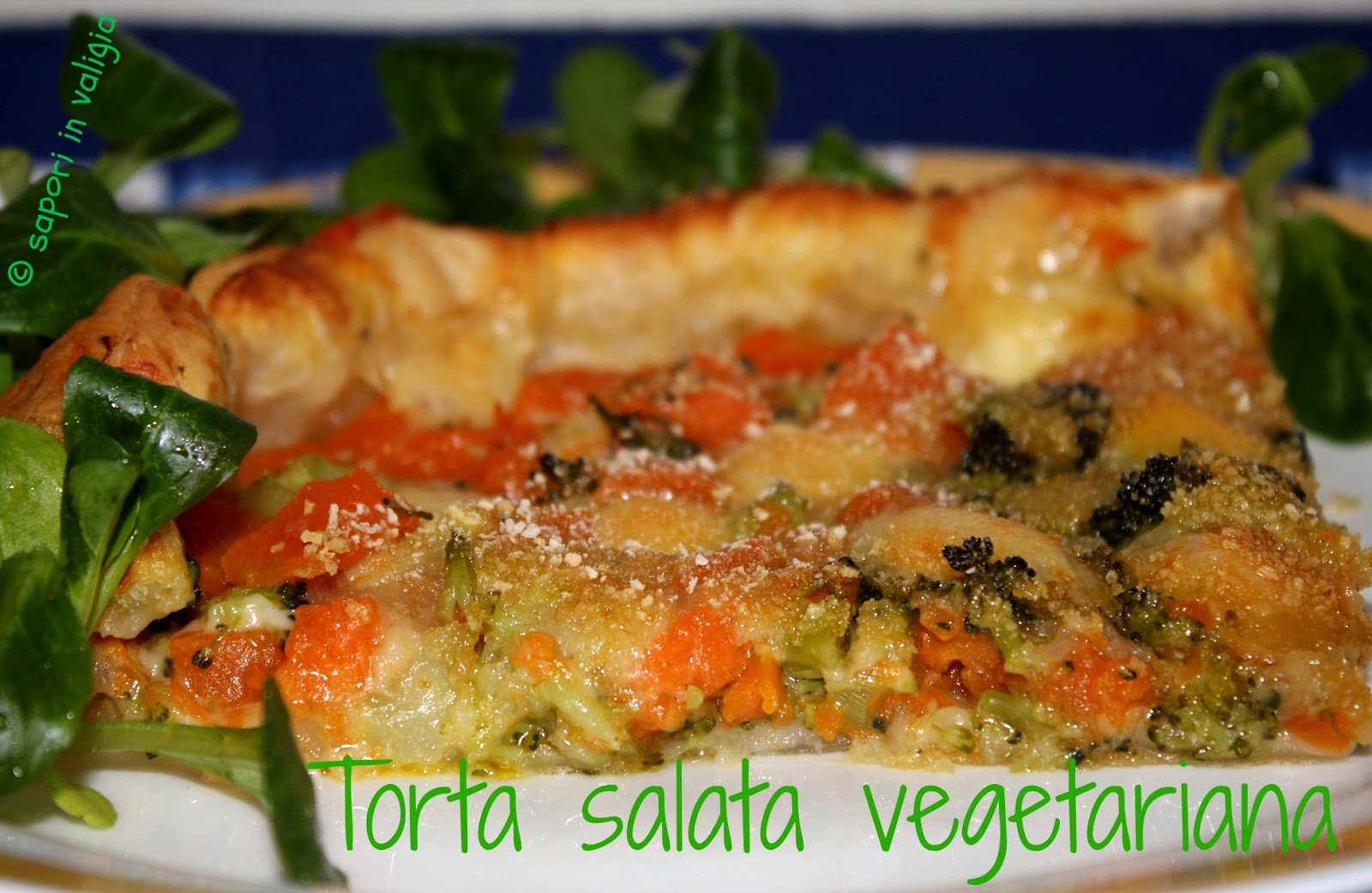 Sapori in valigia: Torta salata vegetariana (e svuotafrigo)