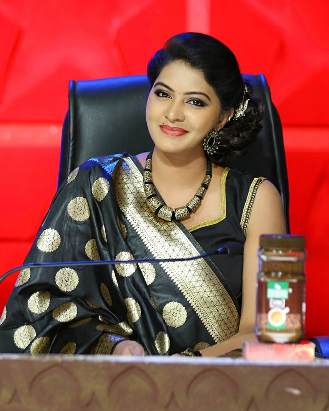 Serial Actress Rachitha Dinesh Cute In Black Dress Pics