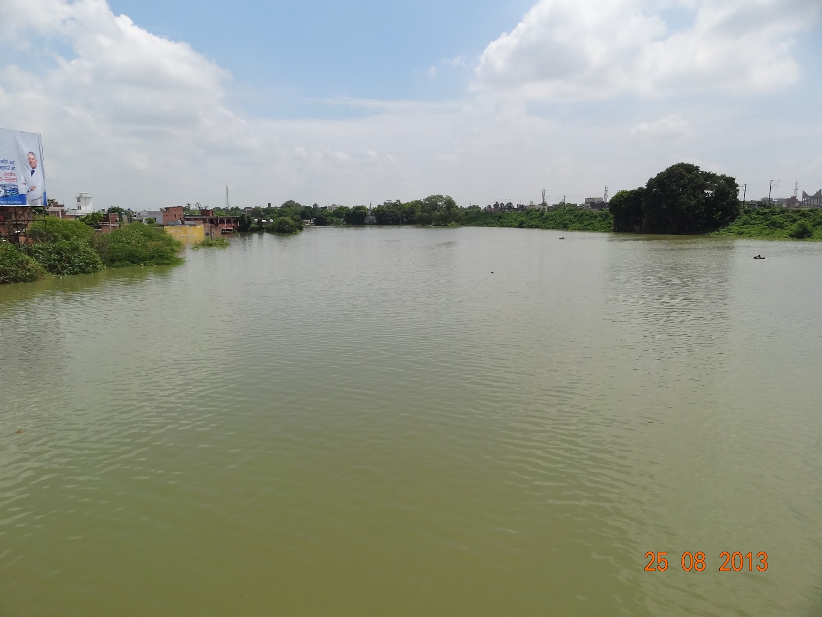 Varanasi: Flooded Varuna River In Chowka Ghat