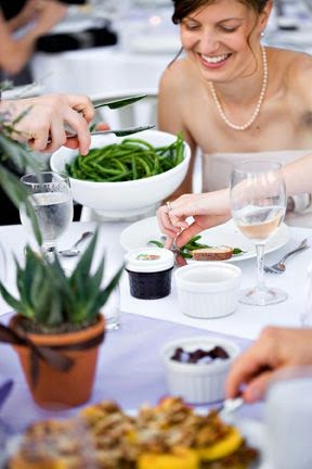 Fly Me to the Moon: Trend Alert: Family Style Reception Dining