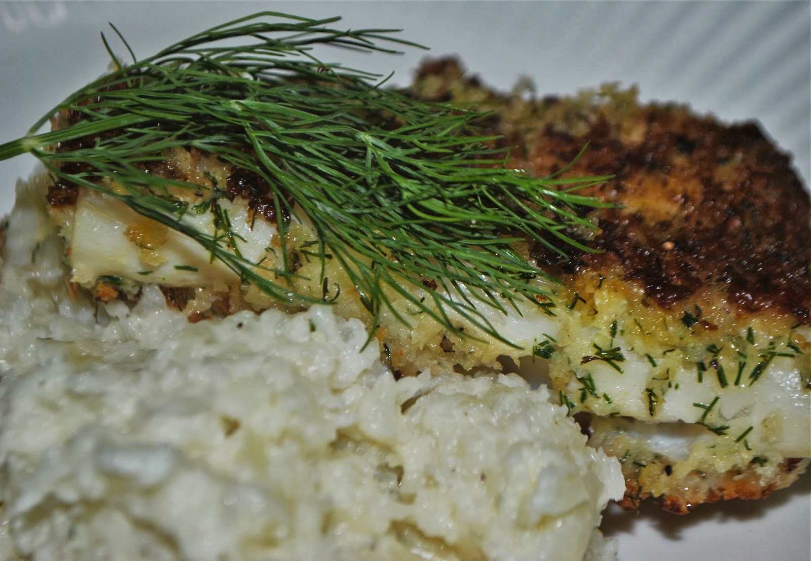 Recipe Doodle: BAKED FISH WITH PAPRIKA LEMON BUTTER and HERB CRUSTED ...