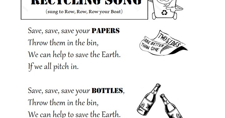 Enjoy Teaching English: EARTH DAY and RECYCLING (songs and a poem)