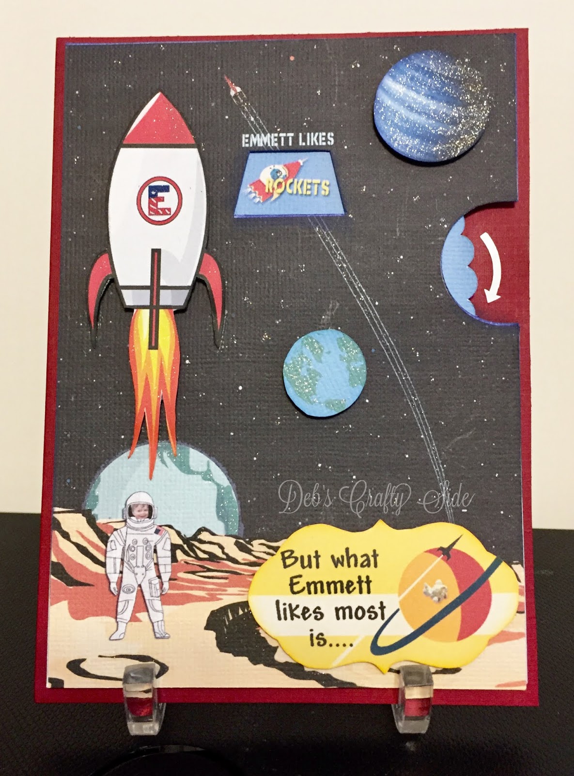 Deb's Crafty Side: Deb's Rotating Wheel Card