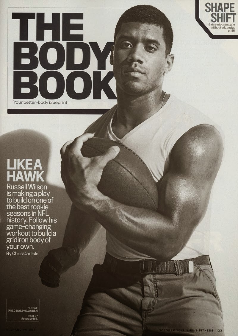 Welcome to my world.... : Russell Wilson - Men's Fitness - October 2013