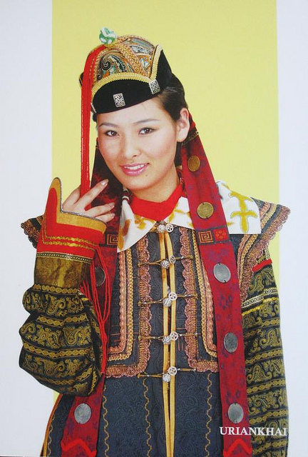 Local style: Traditional headdresses of the Mongolian women
