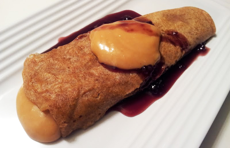 A Profound Hatred of Meat: Peanut Butter Crepes with Balsamic Grape ...