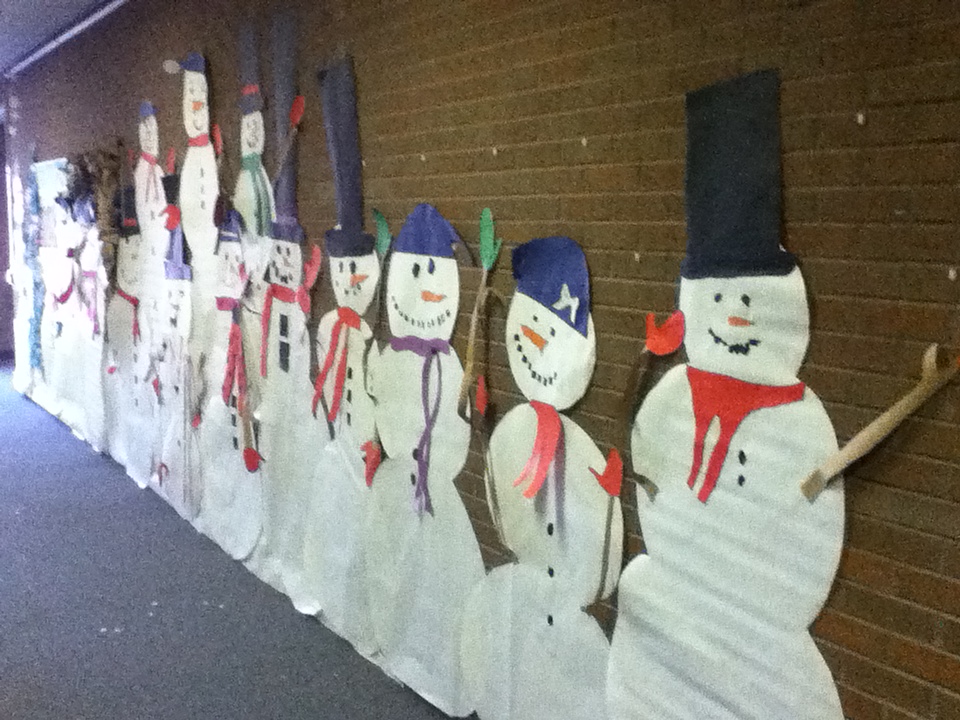An Educator's Life: Snow People (Life Size) Project