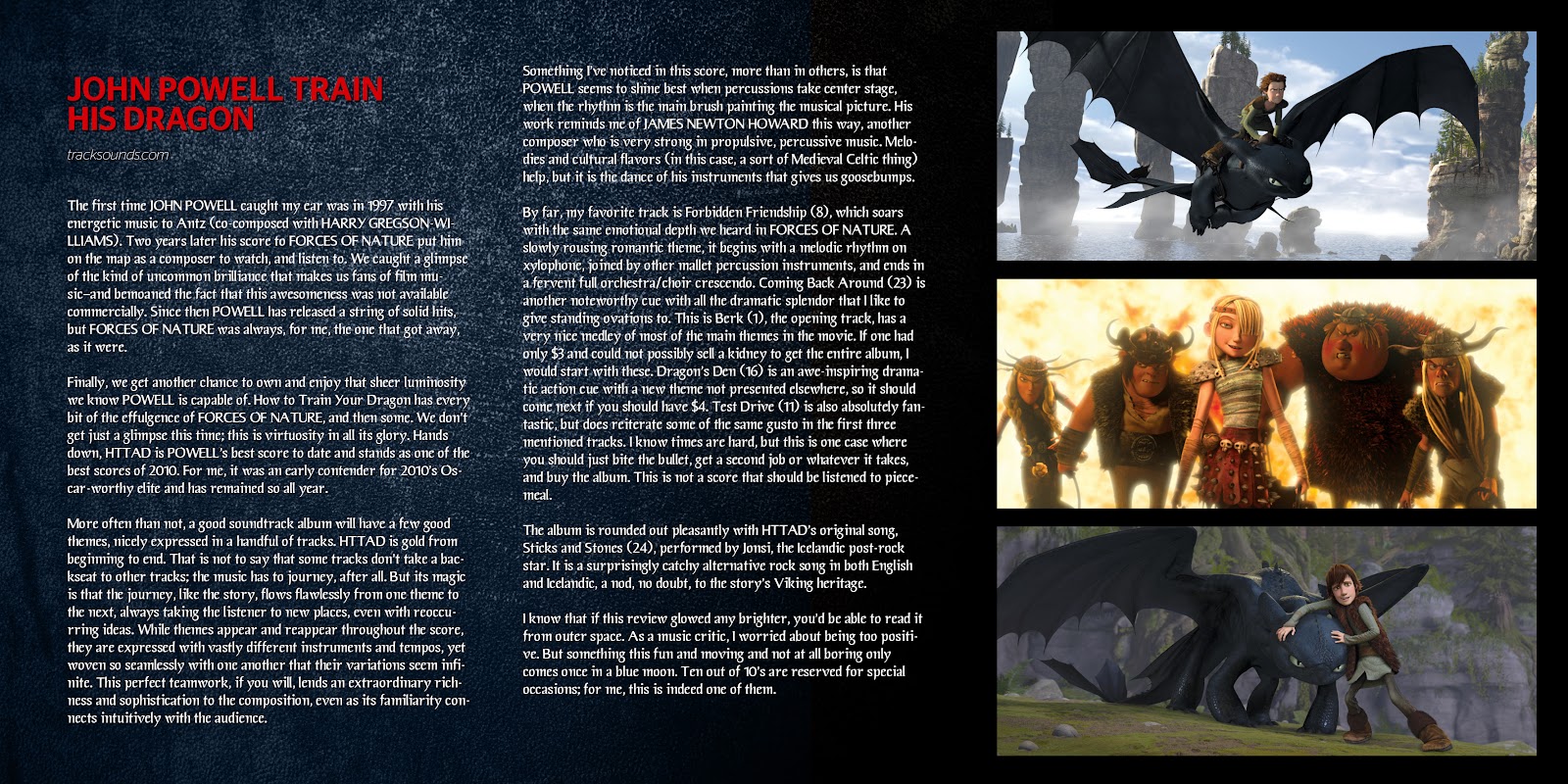 Soundtrack List Covers: How to Train Your Dragon Complete (John Powell)