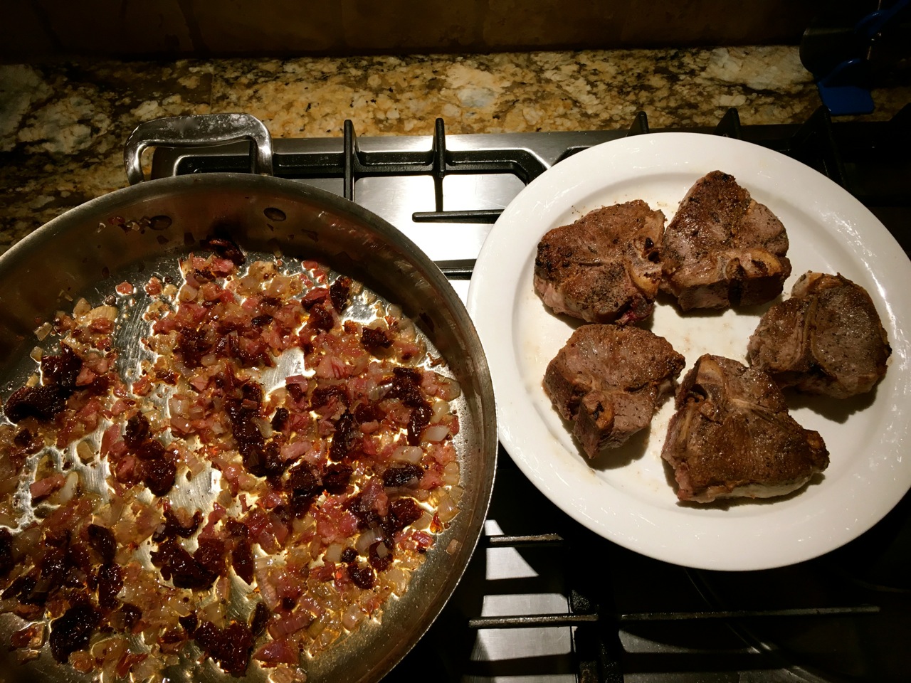 Cuisine Ici: Lamb Chops with Sherry Balsamic Glaze